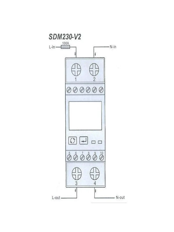 Solplanet SDM230 Smart Meter - Monofaze | SolarAVM