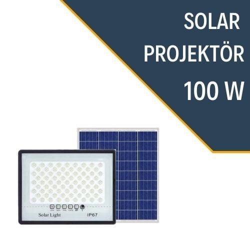 100W SOLAR PROJEKTÖR | SolarAVM